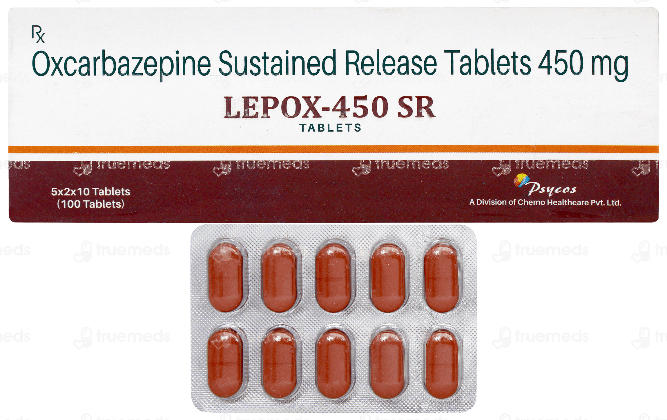 Lepox 450 Sr Tablet 10 - Uses, Side Effects, Dosage, Price | Truemeds
