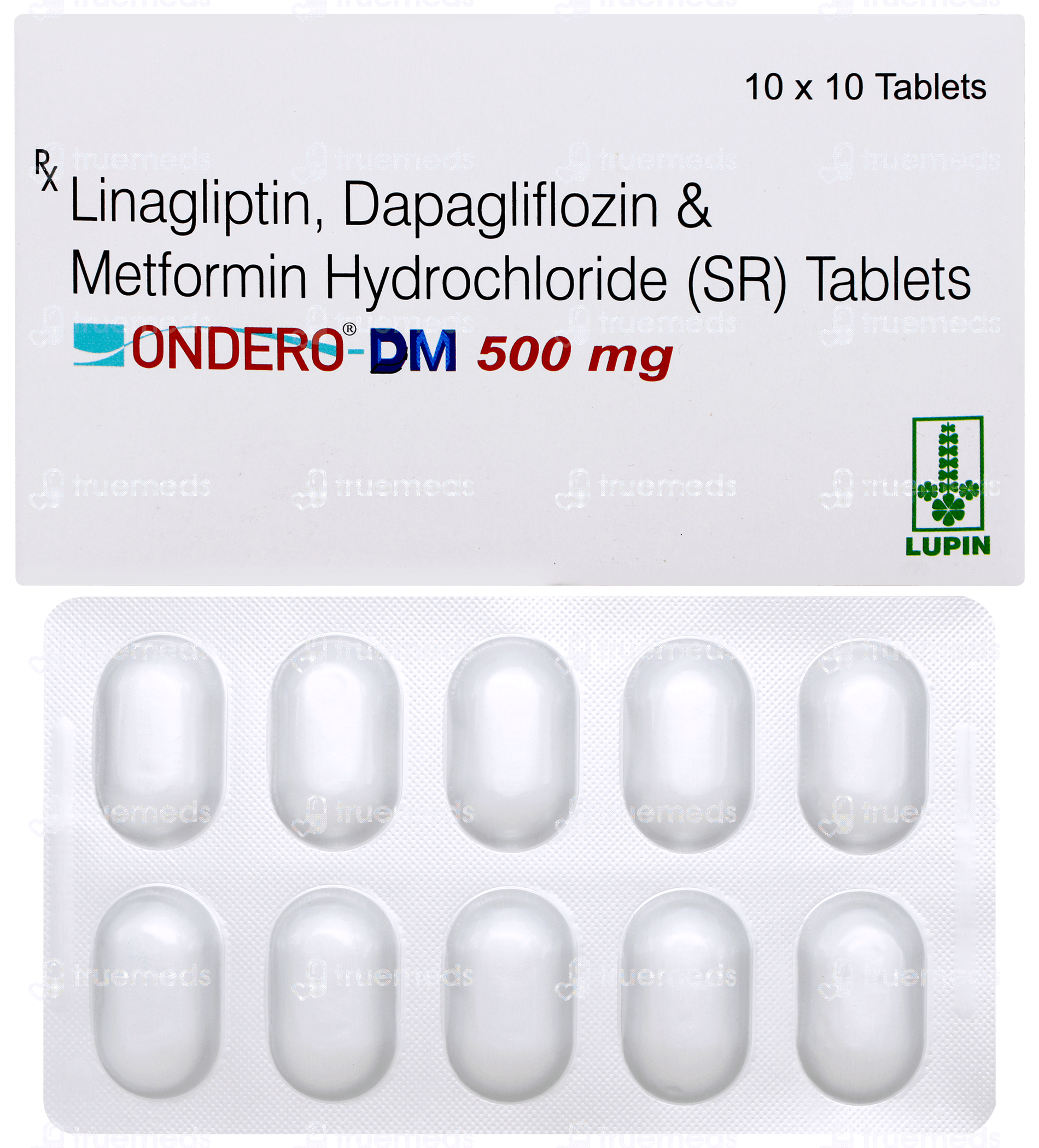 Ondero Dm 500mg Tablet 10 - Uses, Side Effects, Dosage, Price | Truemeds
