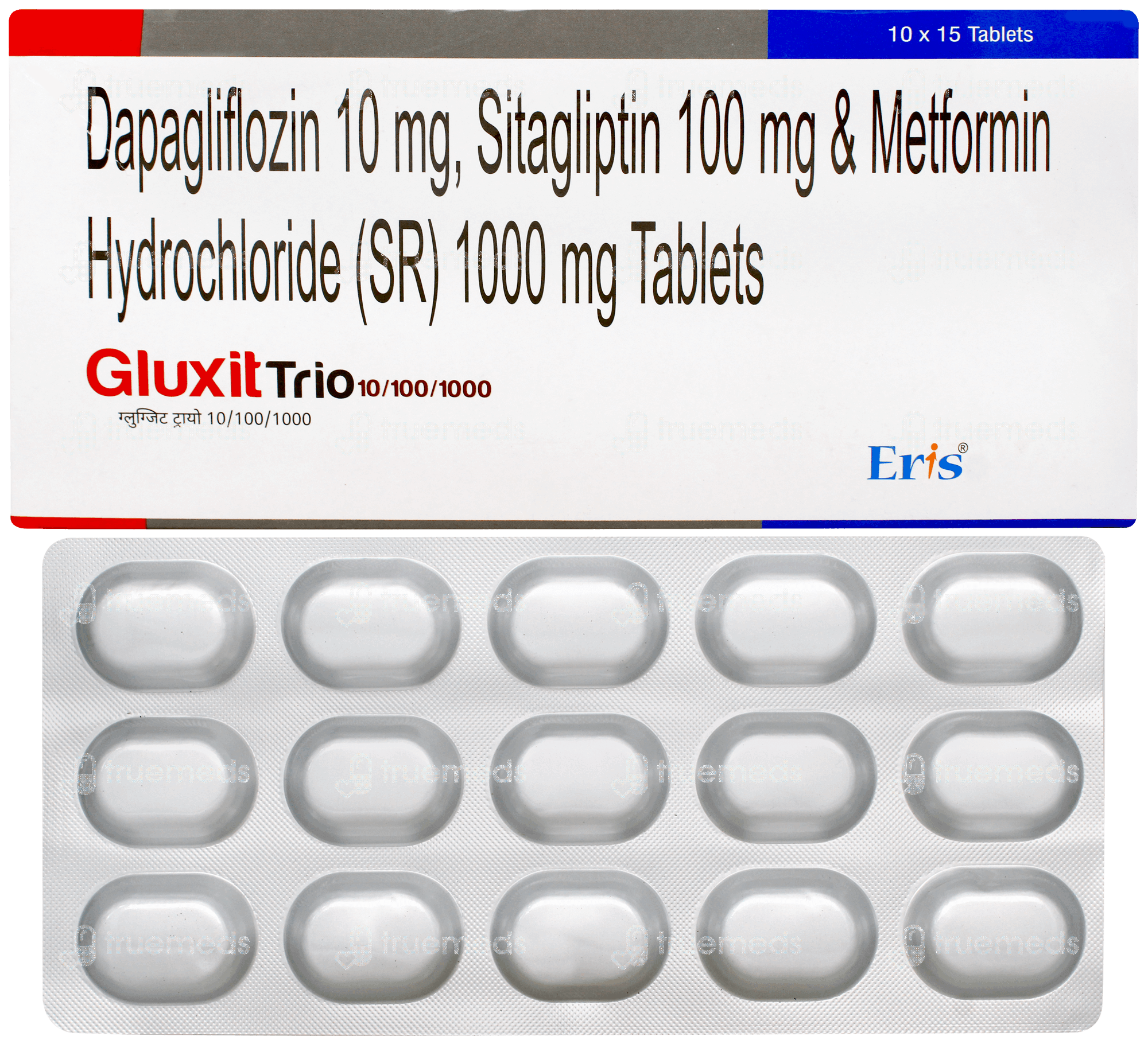 Gluxit Trio 101001000 Tablet Sr 15 - Uses, Side Effects, Dosage, Price ...