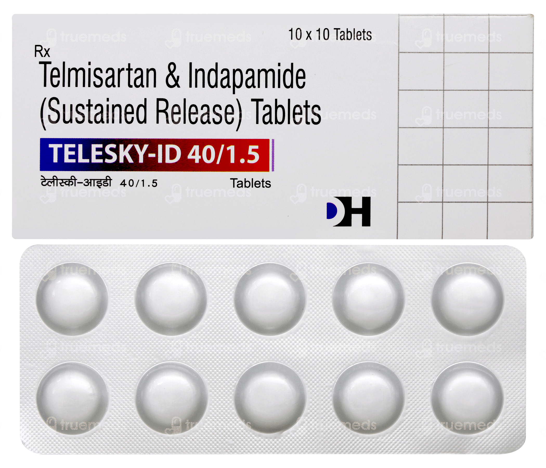 Telesky Id 4015 Tablet 10 - Uses, Side Effects, Dosage, Price | Truemeds