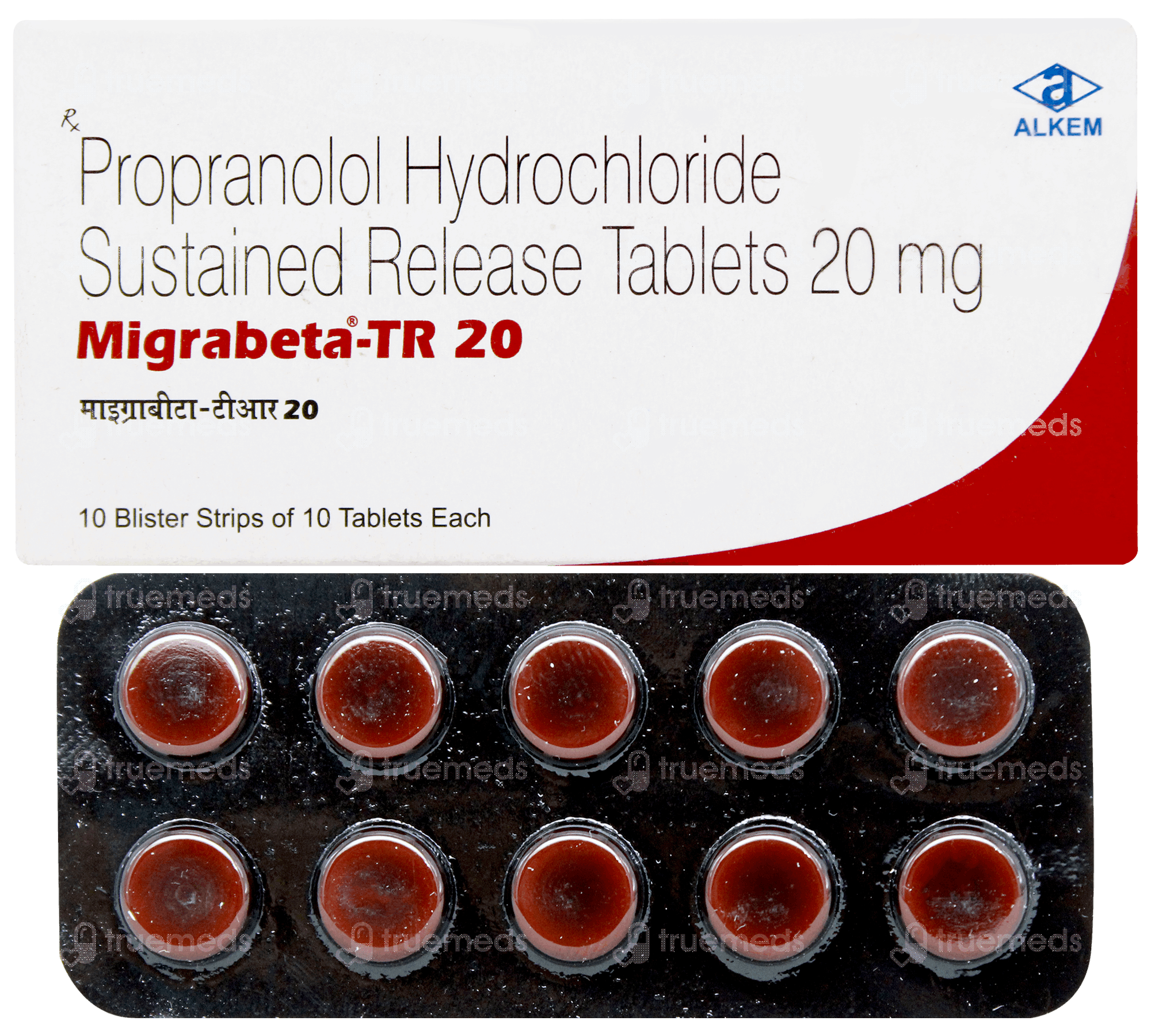Migrabeta 20 Mg Tablet Tr 10 - Uses, Side Effects, Dosage, Price | Truemeds