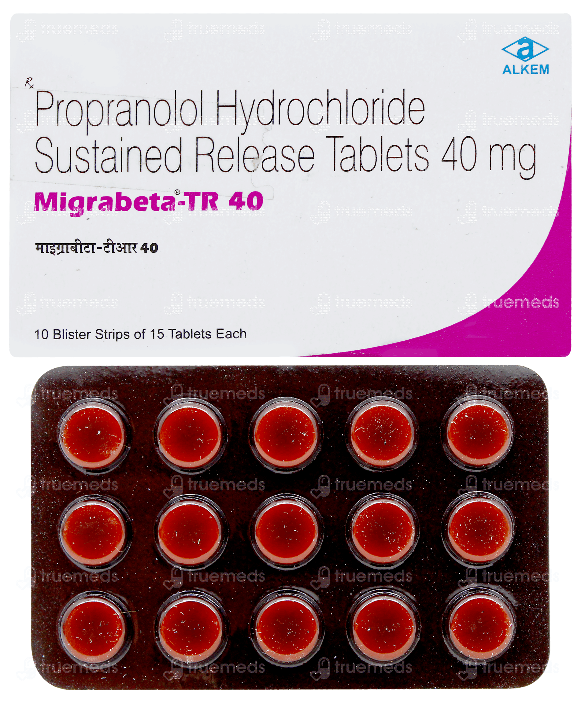 Migrabeta Tr 40 MG | Order Migrabeta Tr 40 MG Tablet Online at Truemeds