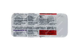 Migrabeta 60 MG Tablet Tr 10 - Uses, Side Effects, Dosage, Price | Truemeds