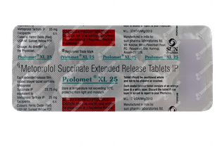Prolomet Xl 25 Mg Tablet 10 - Uses, Side Effects, Dosage, Price | Truemeds