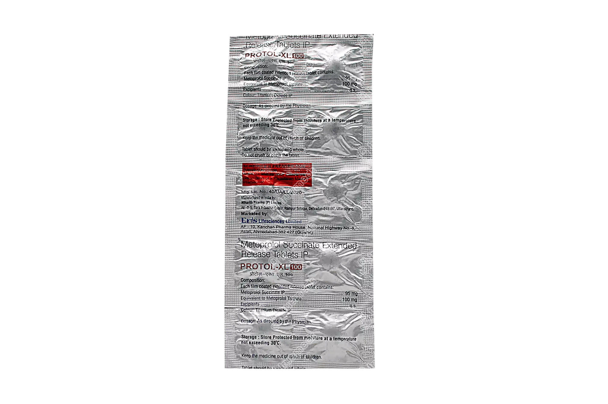 Protol Xl 100 Tablet 10: Uses, Side Effects, Price & Substitutes