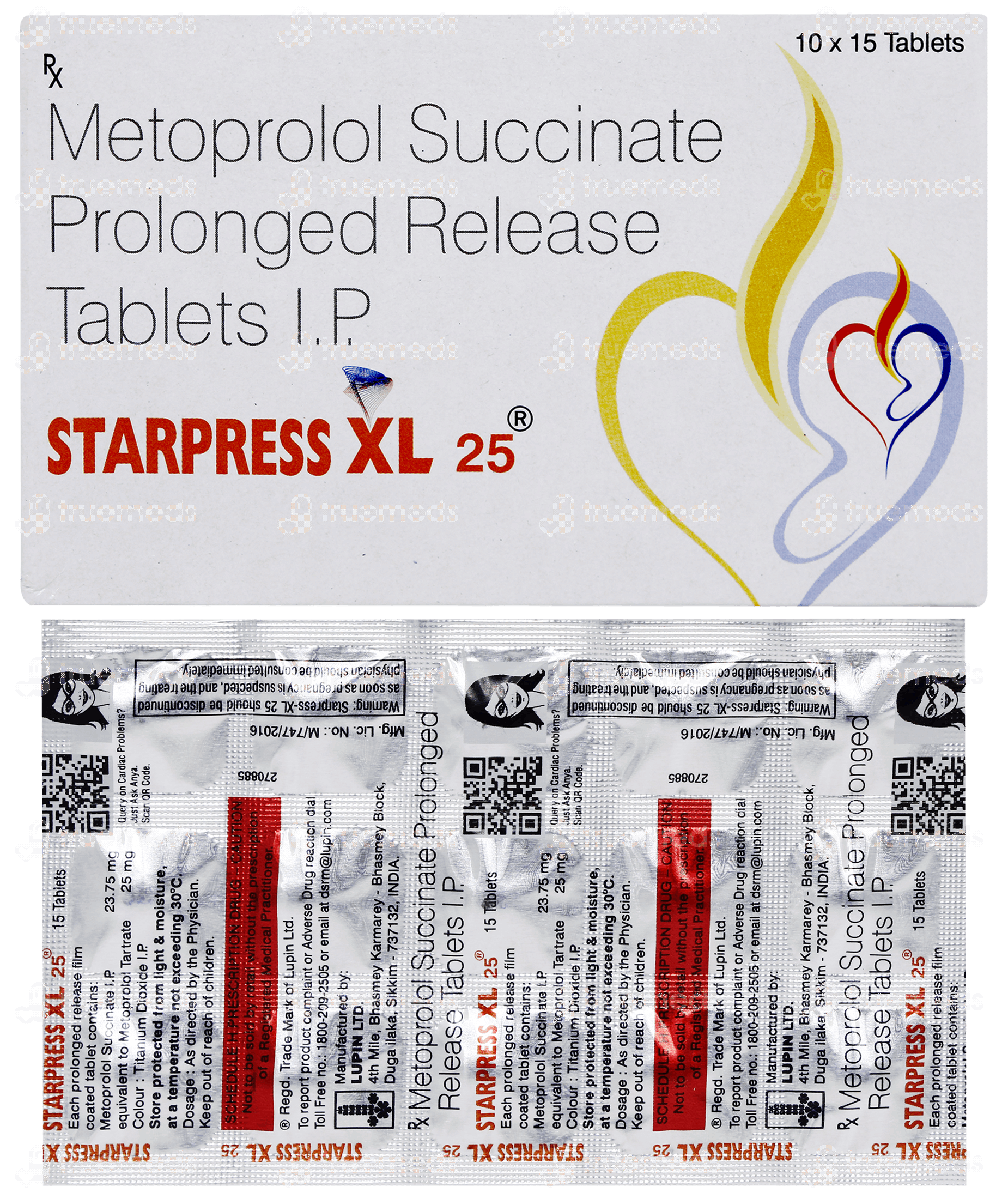 Starpress Xl 25 Tablet – High Blood Pressure Treatment