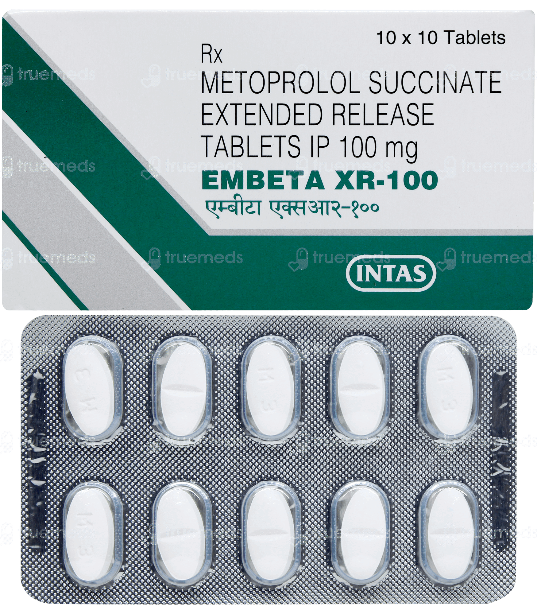 Embeta Xr 100 Tablet 10: Uses, Side Effects, Price & Substitutes