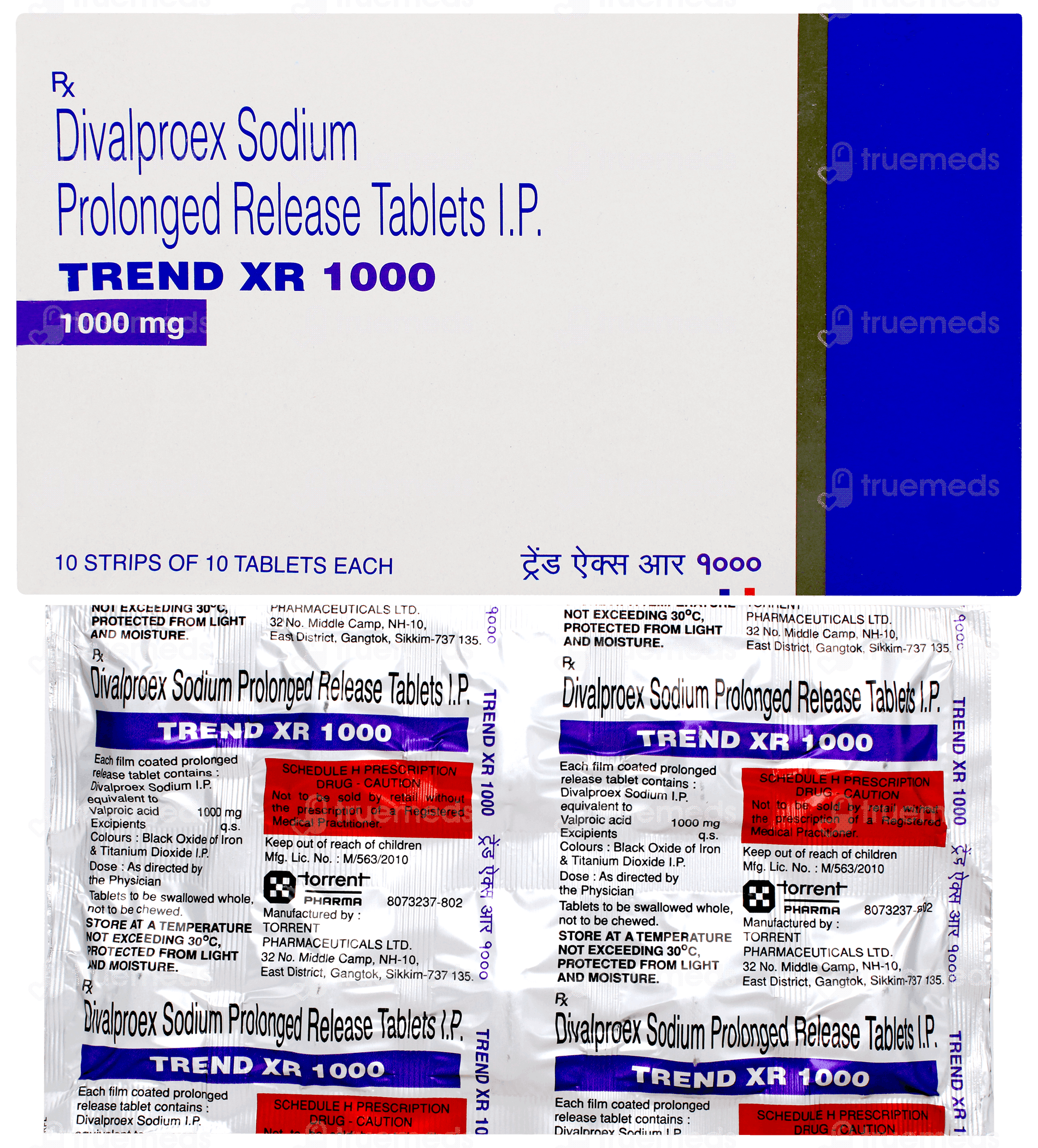Trend Xr 1000 Tablet 10: Uses, Side Effects, Price & Substitutes