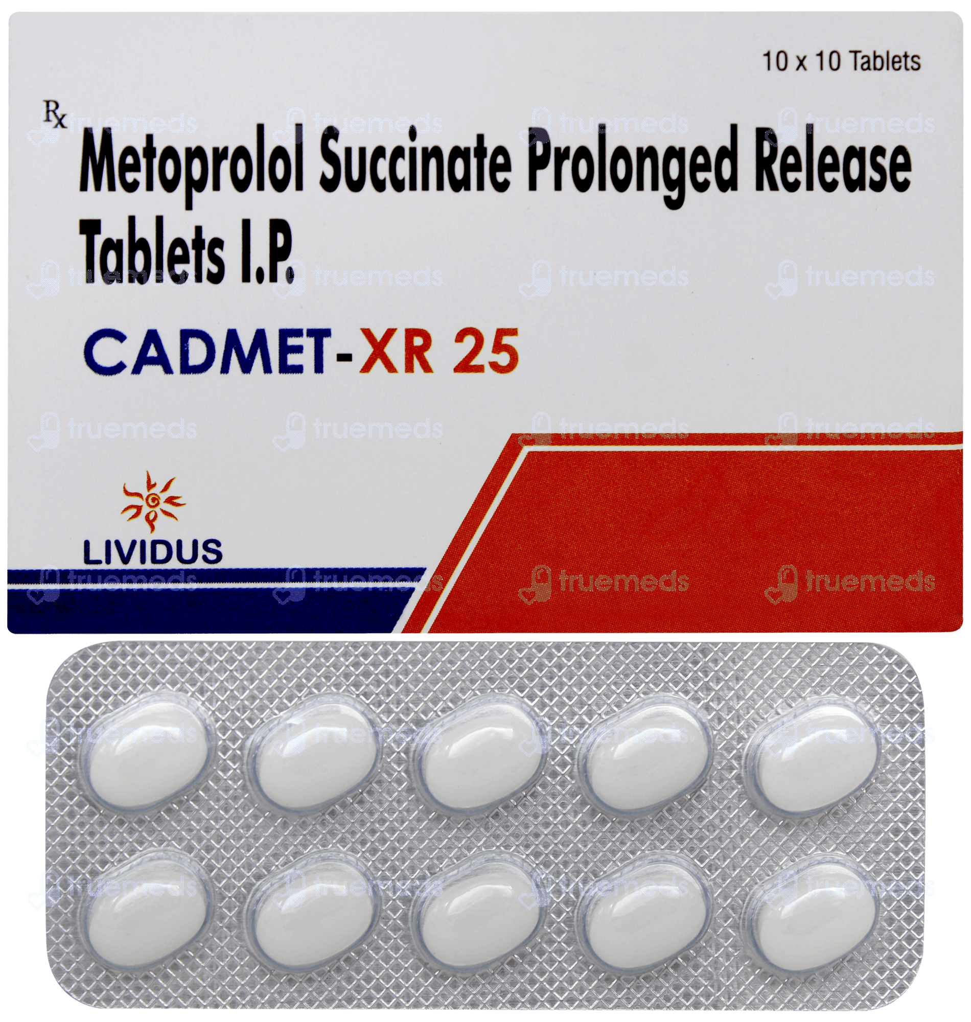 Cadmet Xr 25 Tablet 10: Uses, Side Effects, Price & Substitutes