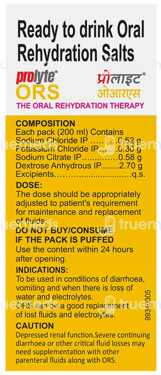 Ors Prolyte Pineapple Tetra 200 Ml - Uses, Side Effects, Dosage, Price ...