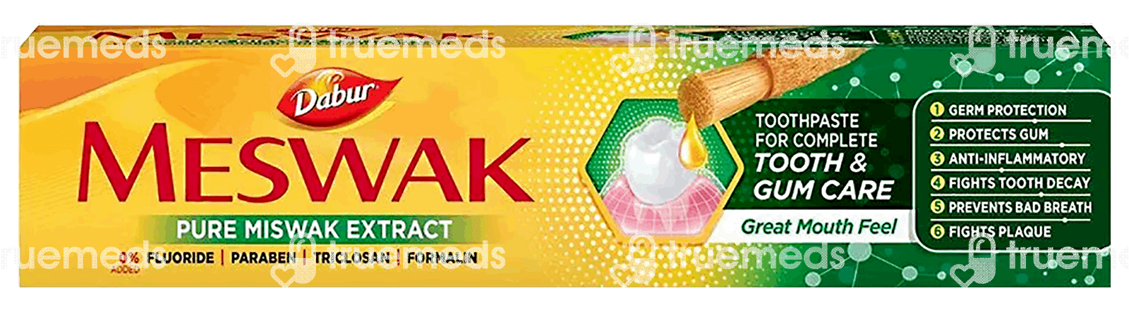 Dabur Meswak Toothpaste 200 Gm - Uses, Side Effects, Dosage, Price ...