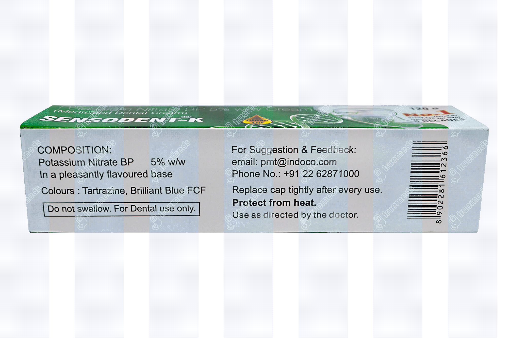 Sensodent K Toothpaste 120 Gm - Uses, Side Effects, Dosage, Price ...