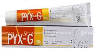 Pyx G Toothpaste 100 Gm - Uses, Side Effects, Dosage, Price | Truemeds