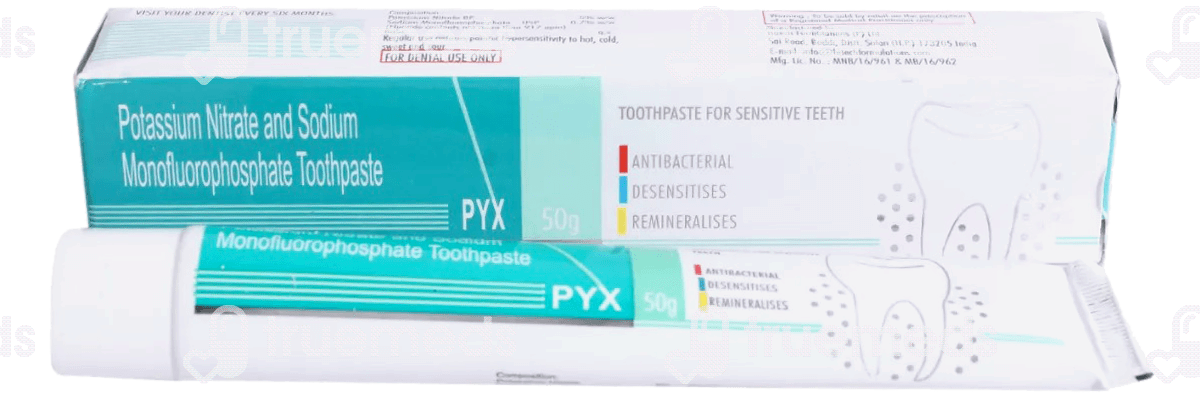 Pyx Toothpaste 50 Gm - Uses, Side Effects, Dosage, Price | Truemeds