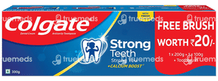 Colgate Strong Teeth Toothpaste 300 Gm - Uses, Side Effects, Dosage ...