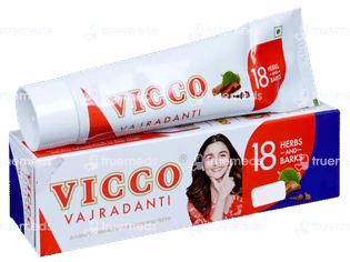 Vicco Vajradanti Toothpaste 150 Gm - Uses, Side Effects, Dosage, Price ...