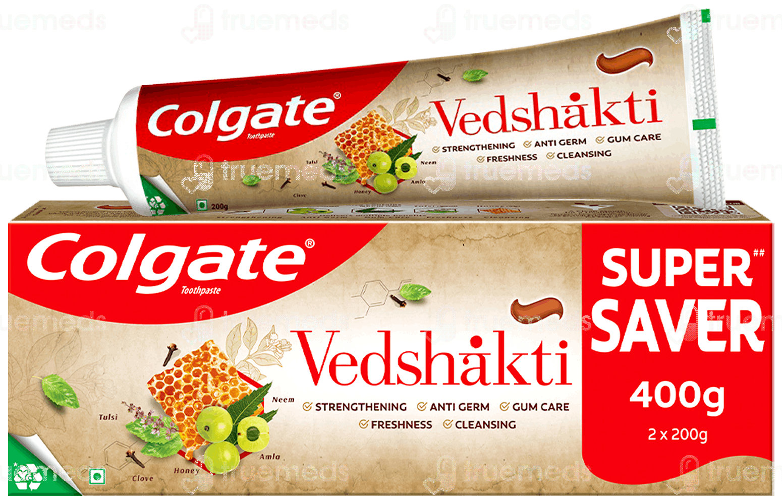 Colgate Vedshakti Toothpaste 200 Gm Pack Of 2 - Uses, Side Effects ...