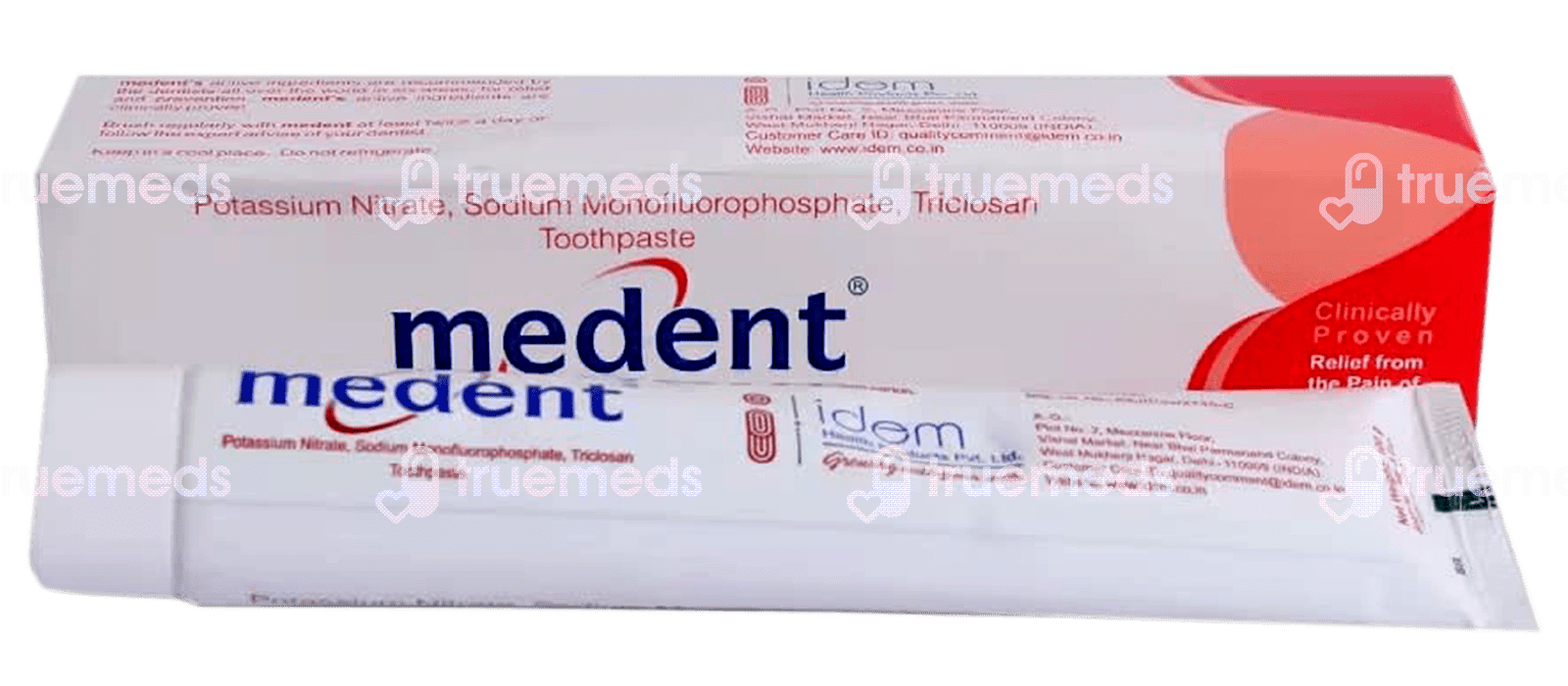 Medent Toothpaste 100 Gm - Uses, Side Effects, Dosage, Price | Truemeds