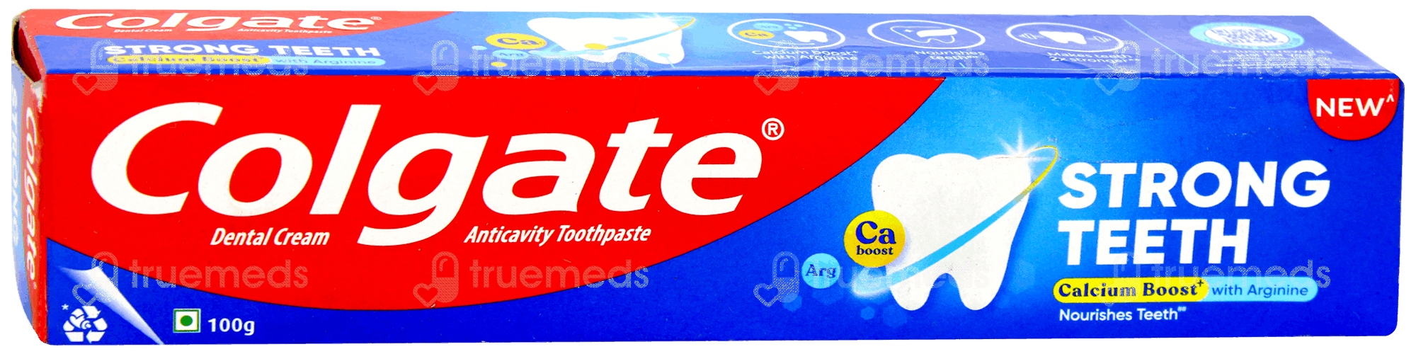 New Colgate Strong Teeth Toothpaste 100gm - Uses, Side Effects, Dosage ...