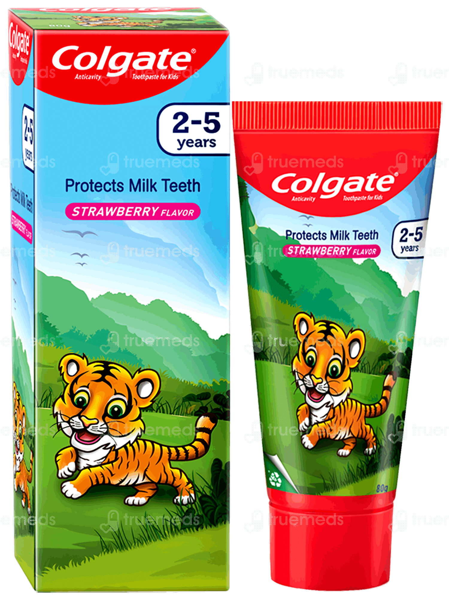 Colgate Anticavity 2 To 5 Years Kids Strawberry Flavor Toothpaste 80gm ...