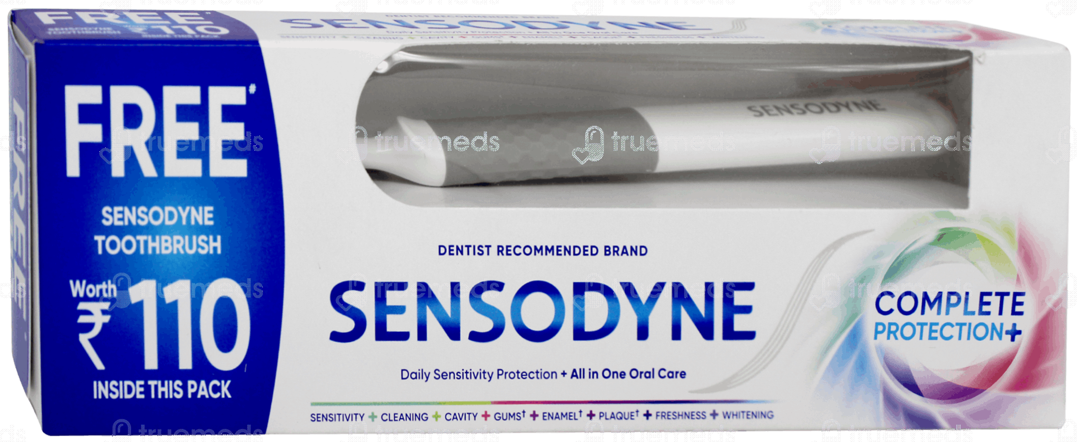 Sensodyne Complete Protection Toothpaste 70gm With Toothbrush Free ...