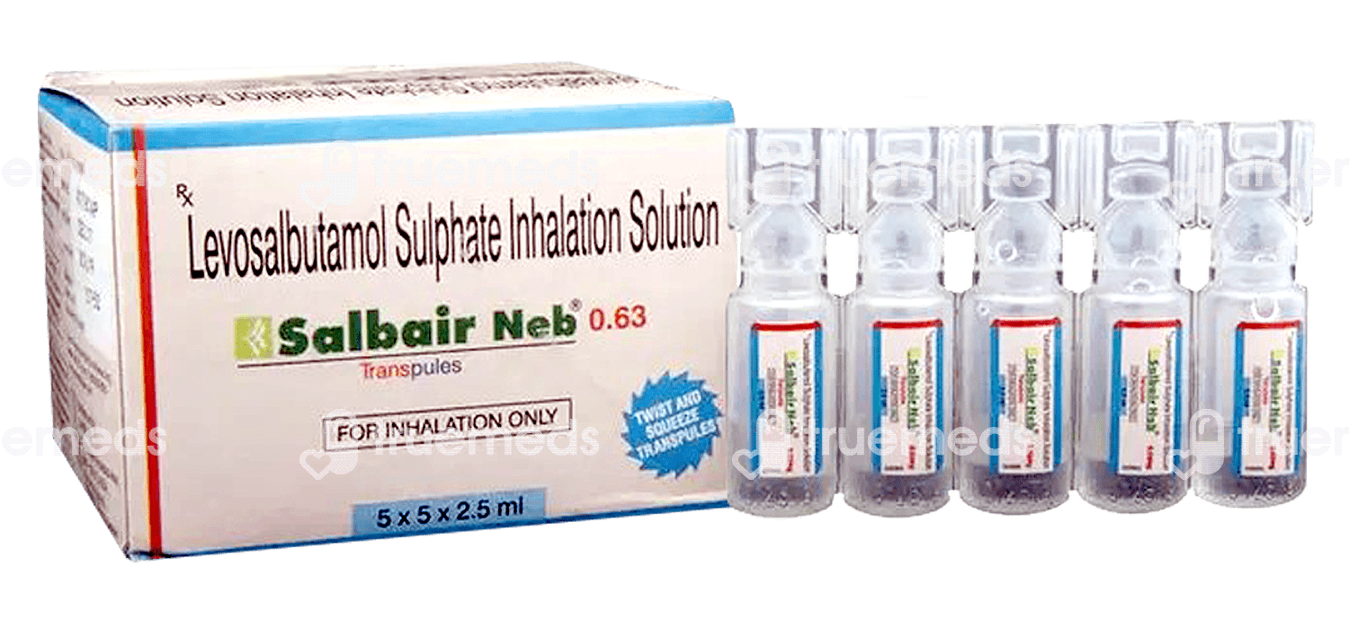 Salbair Neb 0.63 MG Transpules 2.5 ML (pack Of 5) | Order Salbair Neb 0 ...