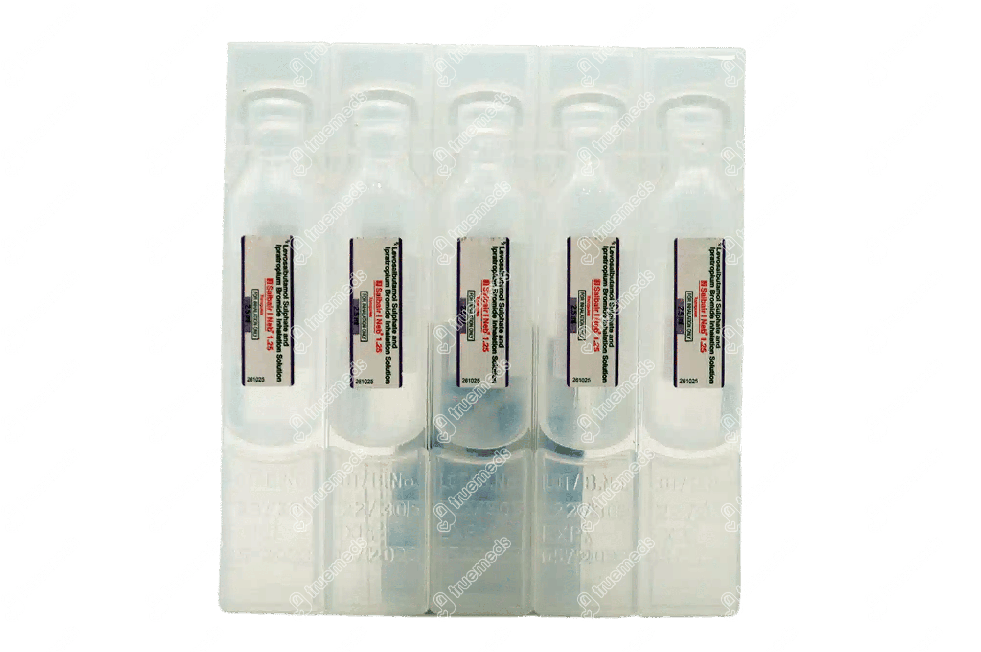 Salbair Neb 1.25 MG Transpules 2.5 ML (pack Of 5) - Uses, Side Effects ...