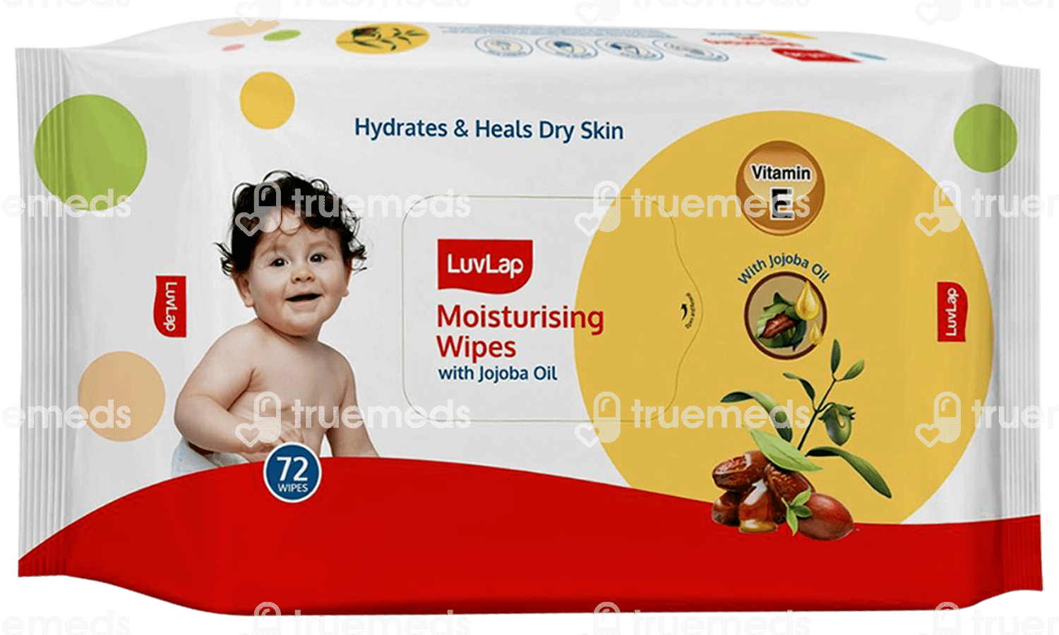 Luvlap Moisturising With Jojoba Oil Baby Wipe 72 - Uses, Side Effects ...