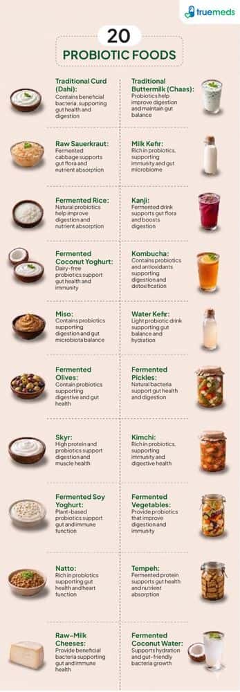 20 Probiotic-Rich Foods for a Healthier Gut and Better Immunity